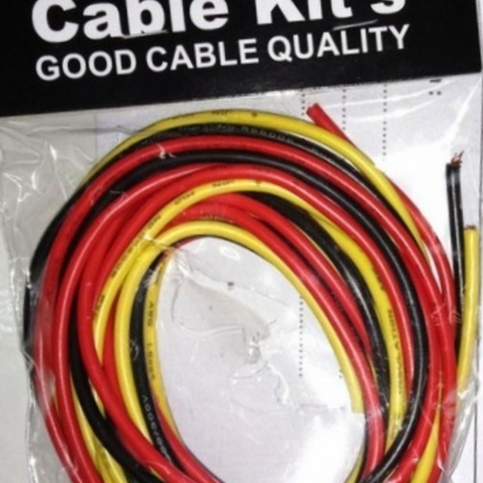 Jual kabel kits kabel 5meter 5 meter 5 warna 5warna @1meter awg20 awg ...