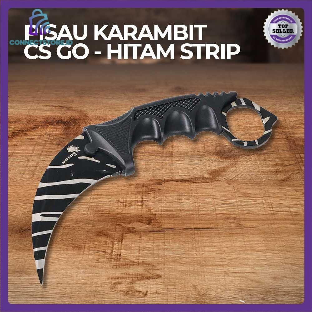 Jual Pis4U K4Rambit Cs Go Collector Kn1Fe - H10 - Black With White Side ...