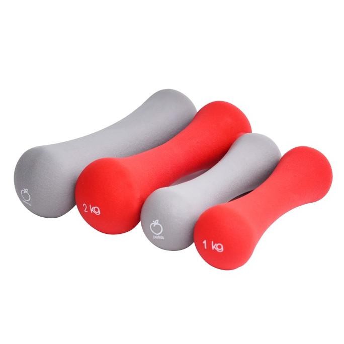 Jual Dumbbell Neoprene 2x2kg - Perkis Basic Weights (Barbel Barbell ...