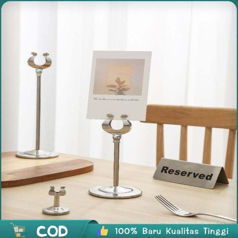 Jual Table Number Menu Stand Menu Meja Makanan Minuman Stand Menu Meja ...