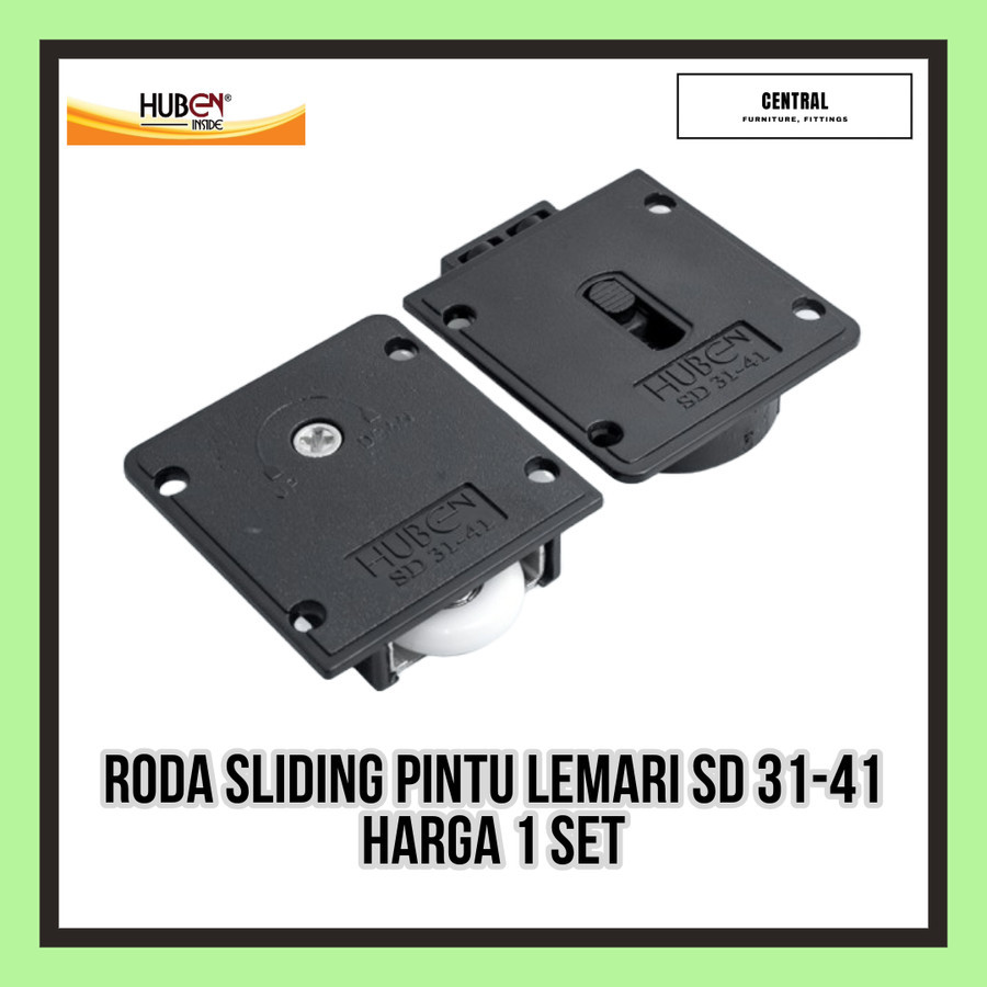 Jual Roda Pintu Lemari Sliding Geser SD 31-41 / 3141 HUBEN | Shopee ...