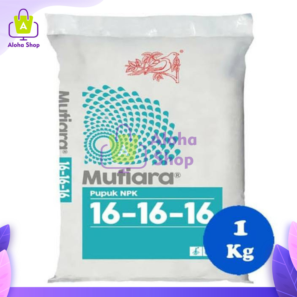 Jual AS Pupuk NPK Mutiara 16-16-16 – 1 Kg Kemasan Original Pabrik | Shopee Indonesia