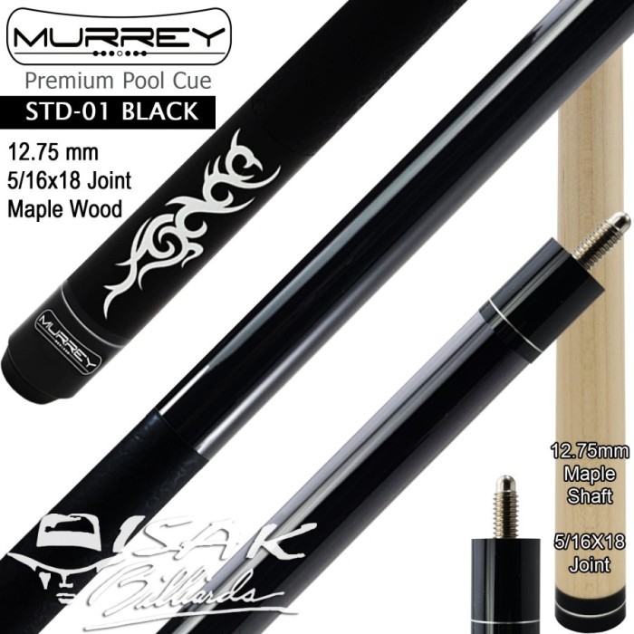 Jual HARGA DISC - Murrey STD-1 - Maple Pool Billiard Cue Stick - Stik ...
