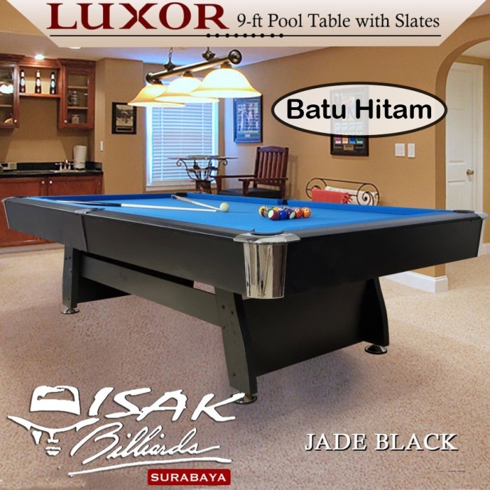Jual HARGA DISC - Meja Billiard Luxor 9 ft Pool Table Jade Black Meja ...