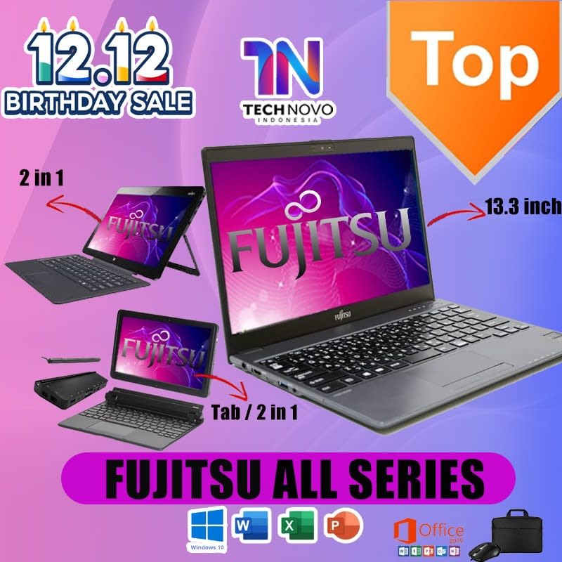 Jual Laptop Fujitsu Lifebook T902 Touchscreen Tablet PC Hibrida (2-in-1) (13.3") Layar sentuh ...