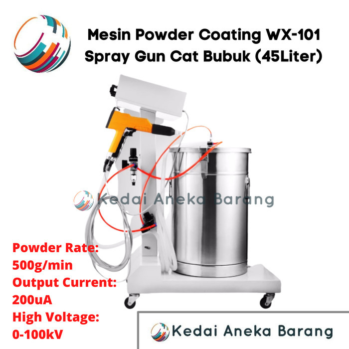 Jual TERBARUUU Mesin Powder Coating Spray Gun Machine Oven Bubuk WX-101 ...
