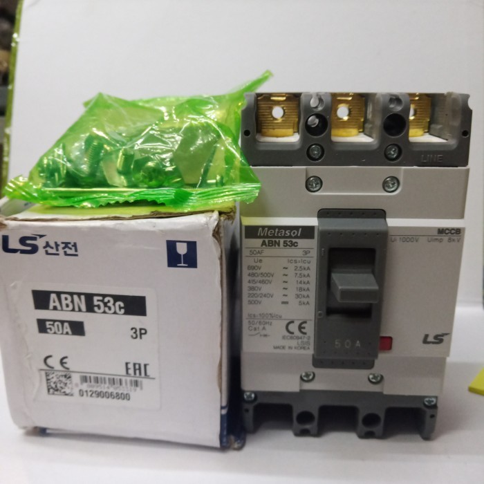 Jual Mccb/Breaker Ls Abn53C 3P 50A | Shopee Indonesia