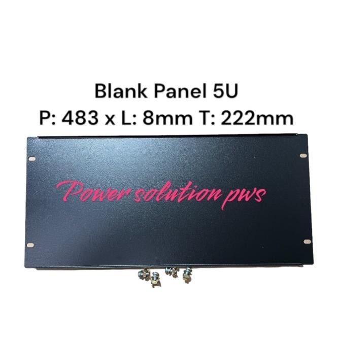 Jual Blank Panel 5U 19 Inci Plat penutup rack Server dan Wallmount ...