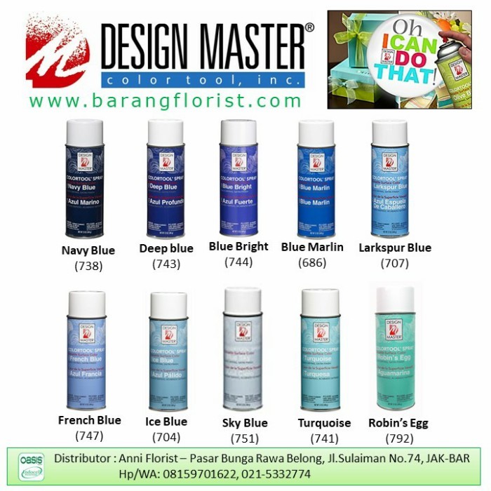 Jual HARGA DISC - Design Master Color Spray, Cat bunga, Spray bunga ...