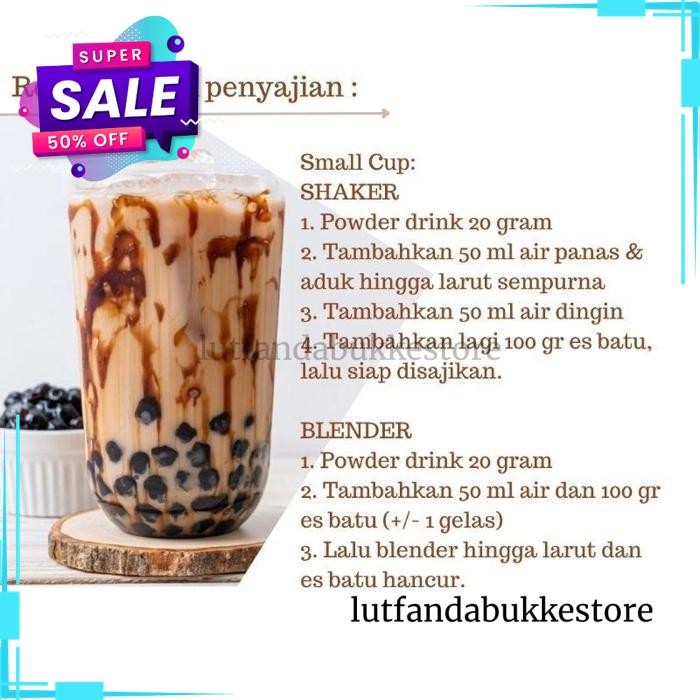 Jual [20GR] POWDER DRINK/BUBUK MINUMAN/SERBUK MINUMAN TARO CHOCO ...