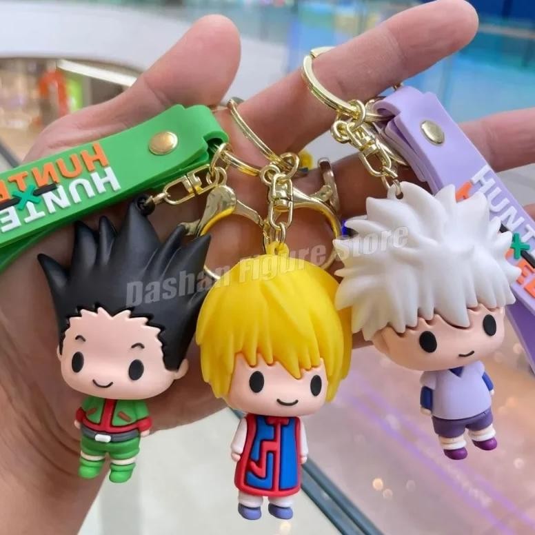 Jual hunter x hunter action figure keychain killua zoldyck gonfreecss ...
