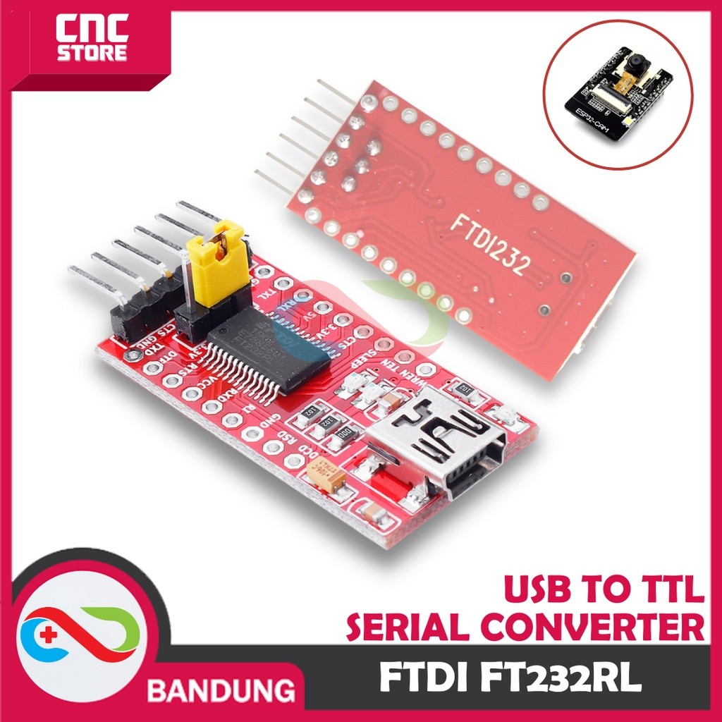 Jual FTDI FT232RL FT232 USB TO TTL SERIAL CONVERTER ADAPTER MODULE ...