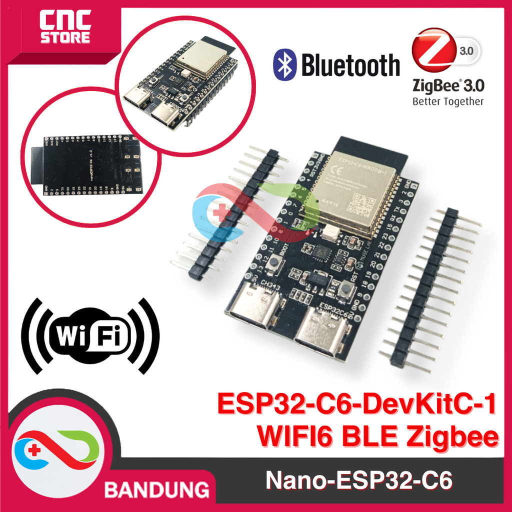 Jual Nano Esp32 C6 Core Board Esp32 C6 Devkitc 1 Wifi6 Ble Zigbee N16 N8 Shopee Indonesia