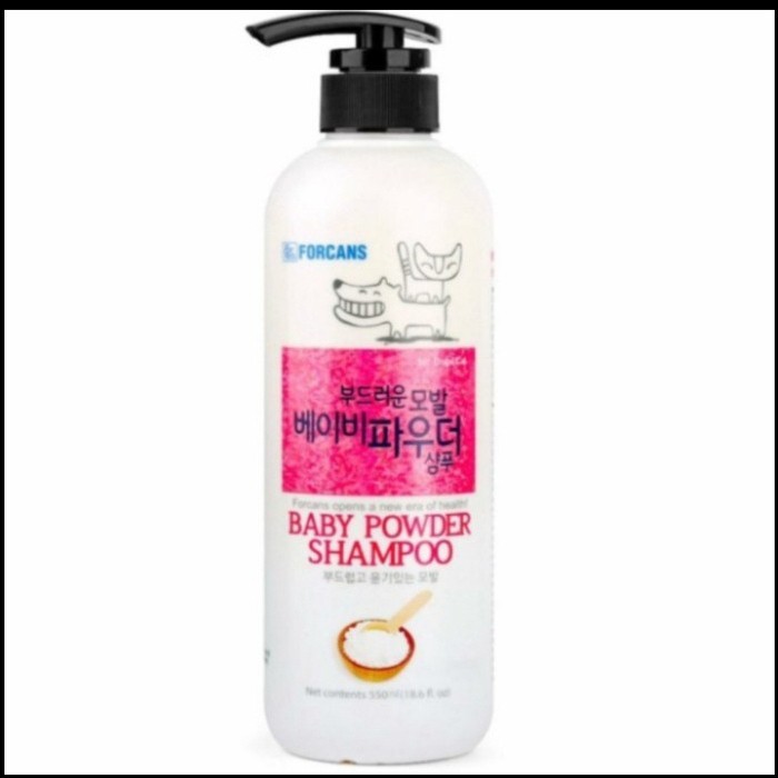 Jual Forbis Baby Powder Shampoo Anjing Kucing 550Ml Made In Korea ...