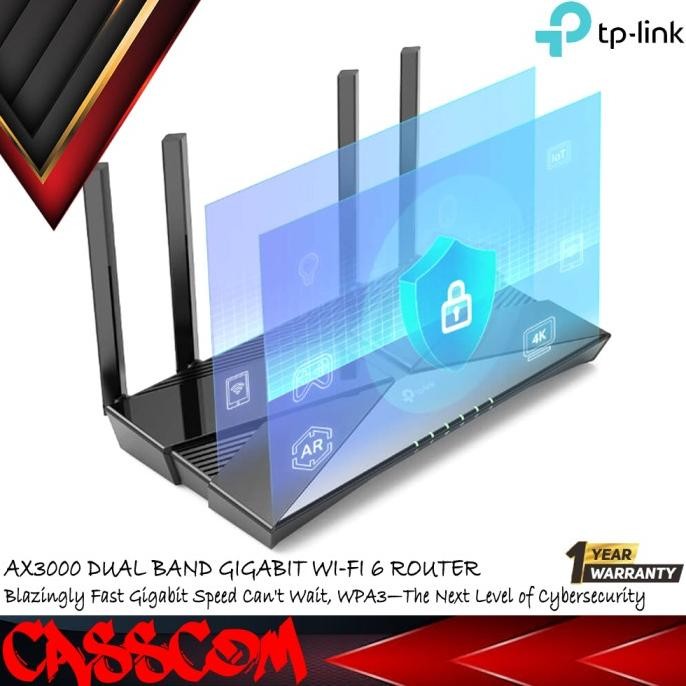 Jual Promo TP-LINK Archer AX53 AX3000 Dual Band Gigabit Wireless WiFi 6 Router | Shopee Indonesia