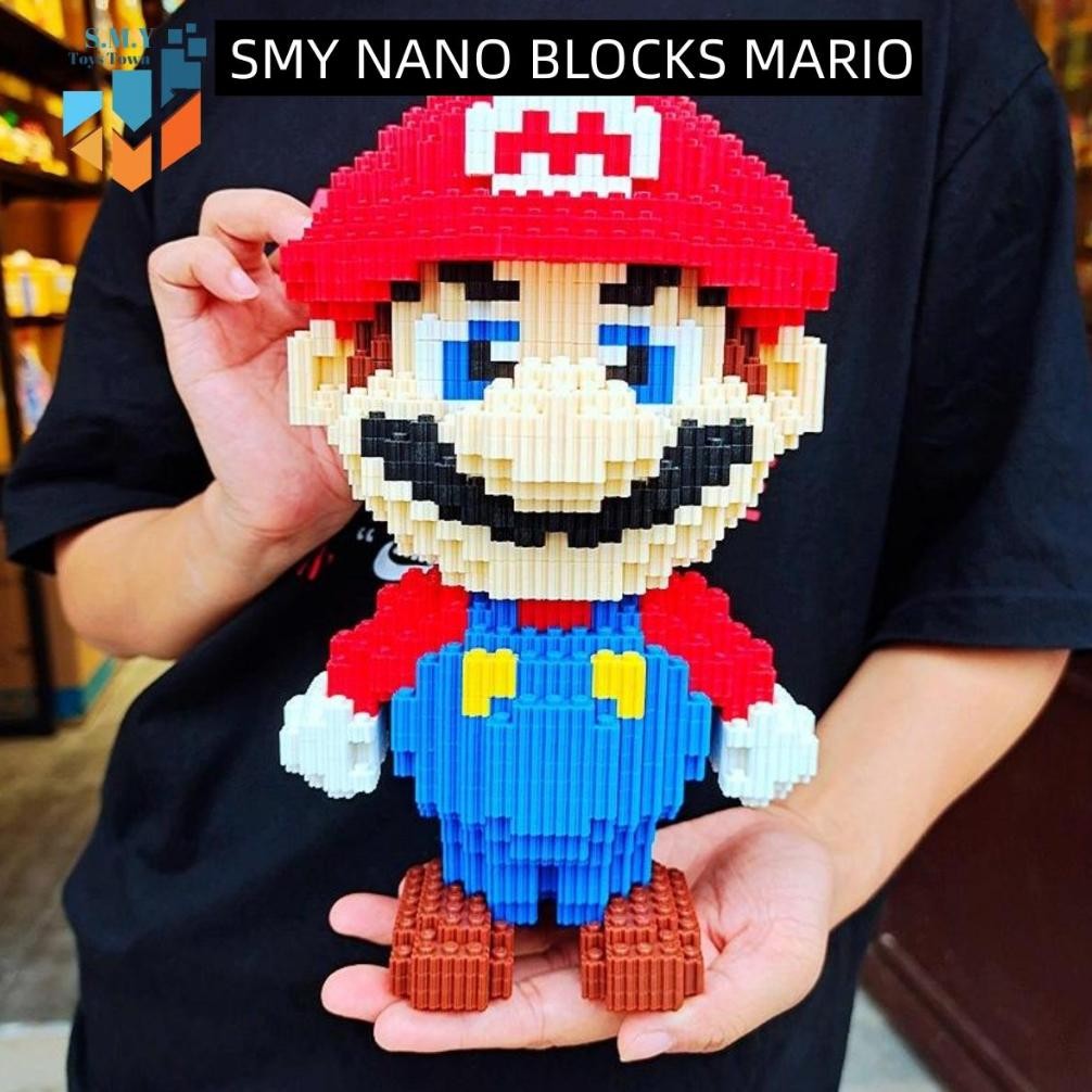 Jual Zg - Nano Blocks Super Mario Bros 3D Model, Mainan Blok Susun ...