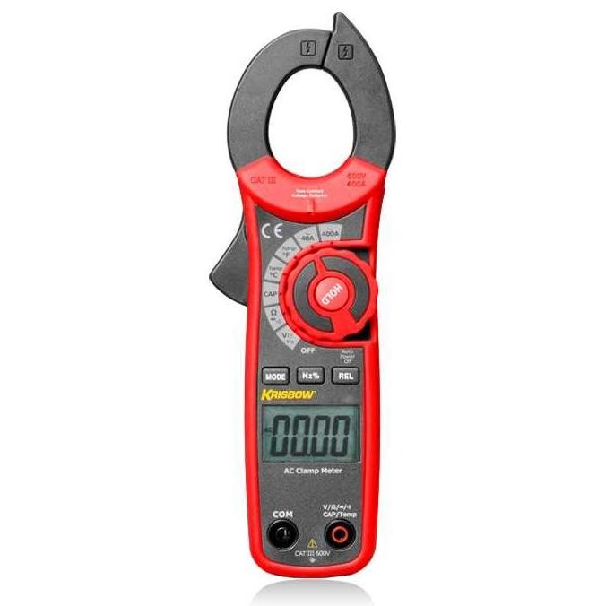 Jual Tang Ampere Krisbow Clamp Meter AC 400A | Shopee Indonesia