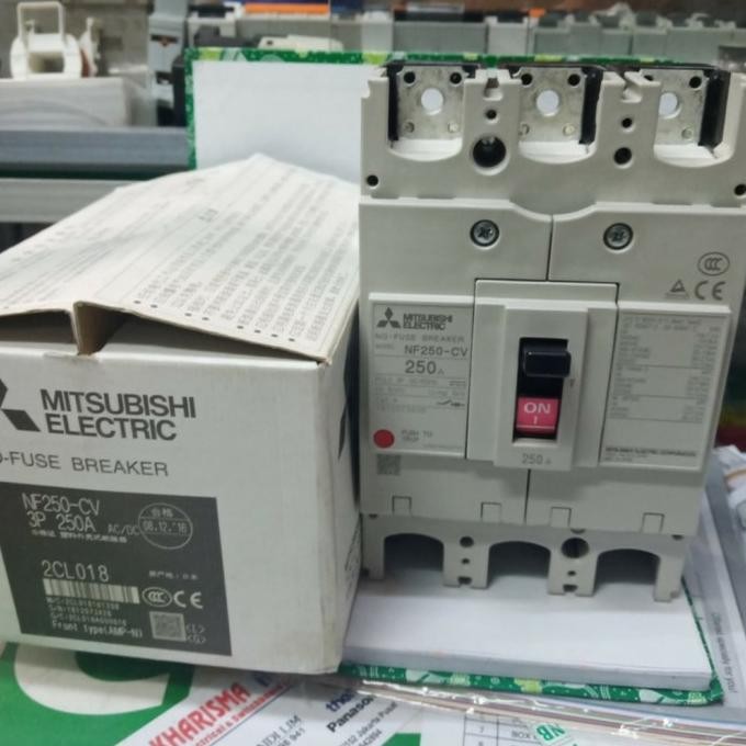 Jual Mccb Nf250-Cv Nf250Cv 3P 150A / 175A / 200A / 225A / 250A Mitsubishi Restock | Shopee Indonesia
