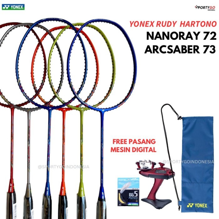 Jual RAKET BADMINTON YONEX NANORAY 72 LIGHT RUDI HARTONO ORIGINAL | Shopee Indonesia
