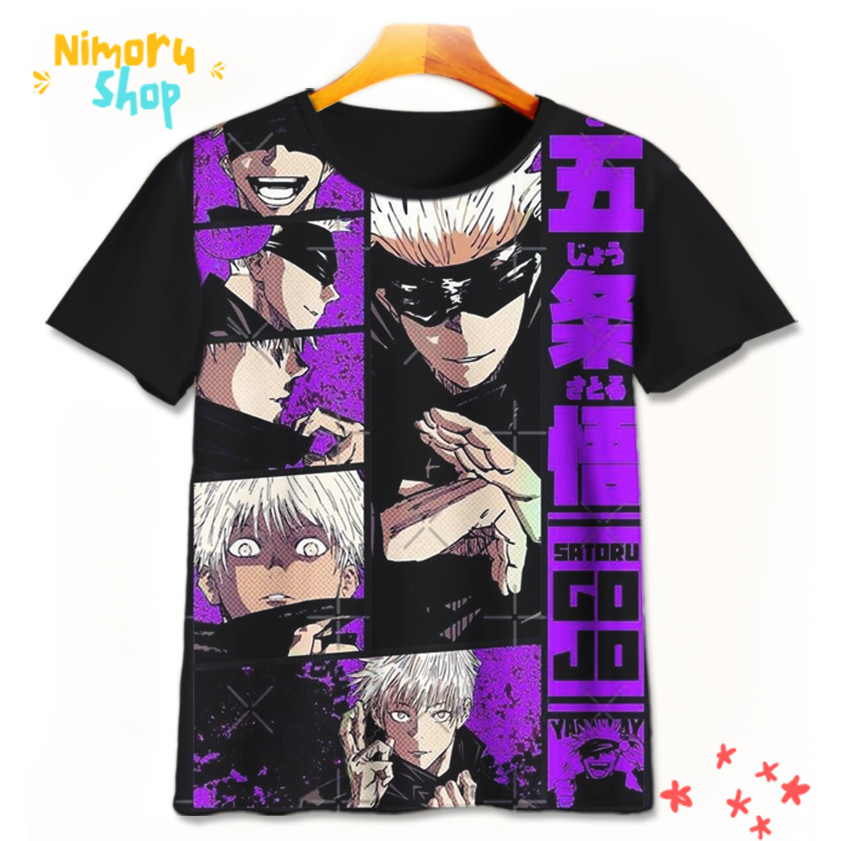 Jual Baju Kaos Anak 3D Gojo-5-designWD Gojo Satoru Jujutsu Kaisen Anime ...