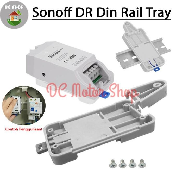 Jual Sonoff DR - DIN Rail Tray for Sonoff - ASLI | Shopee Indonesia
