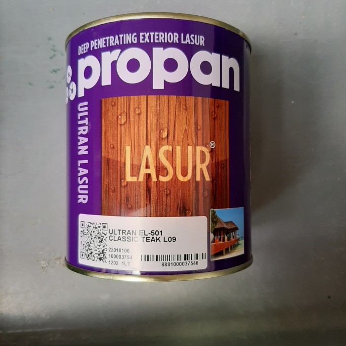 Jual Ultran lAsur el 501 classic teak 1 liter | Shopee Indonesia