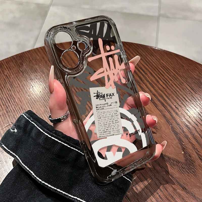 Jual Stussy Transparan Fashion Brands Luar Negeri Premium Casing Hp Samsung A17 5G A07 A06 A55 ...