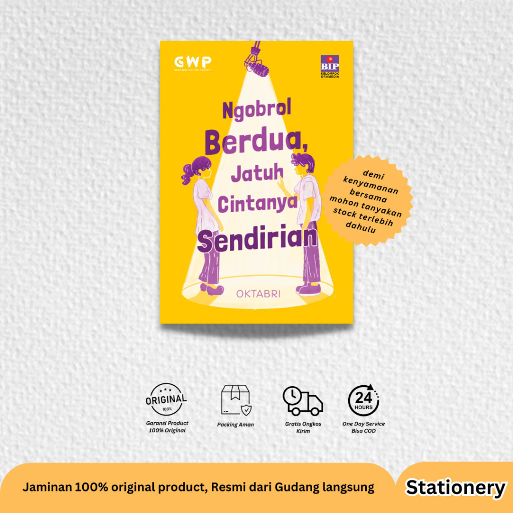 Jual NGOBROL BERDUA, JATUH CINTANYA SENDIRIAN - OKTABRI | Shopee Indonesia