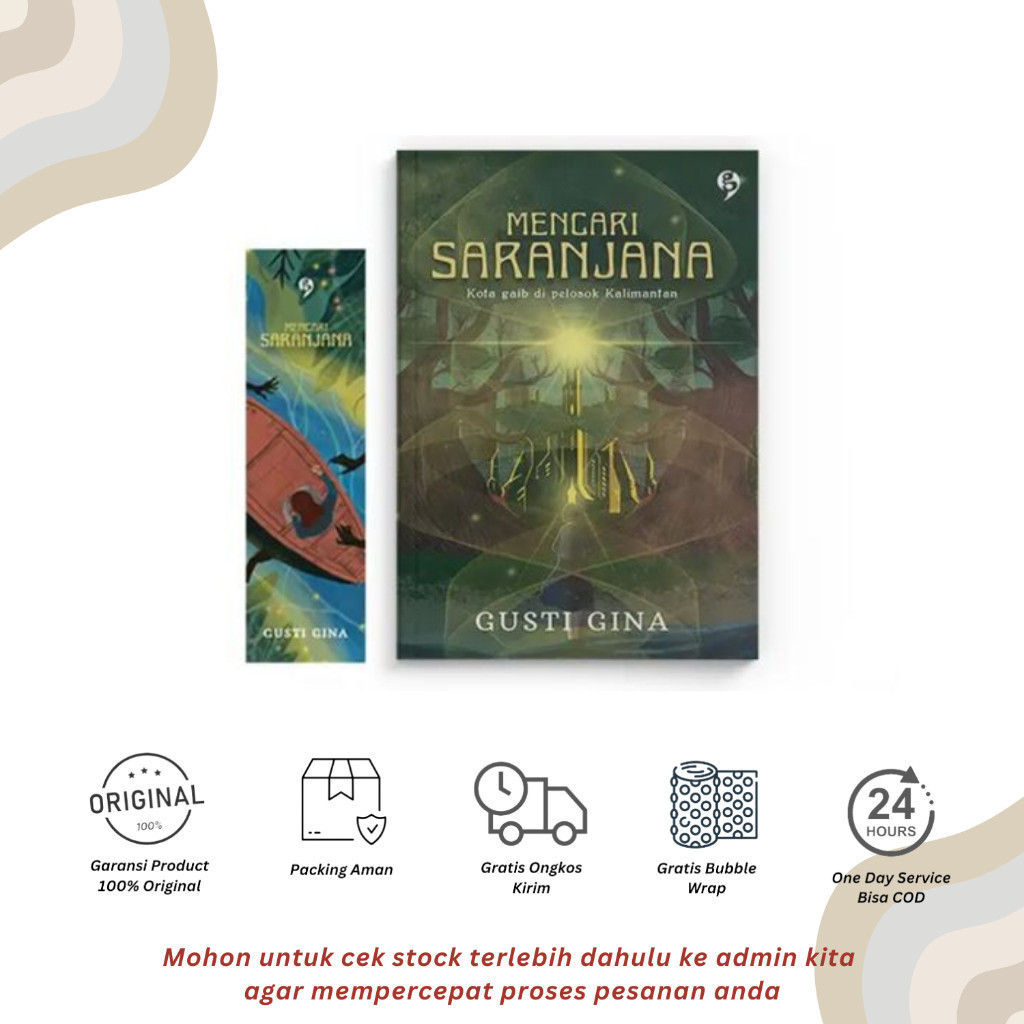 Jual NOVEL MENCARI SARANJANA // WENTIRA KOTA GAIB - GUSTI GINA , RANDU ...