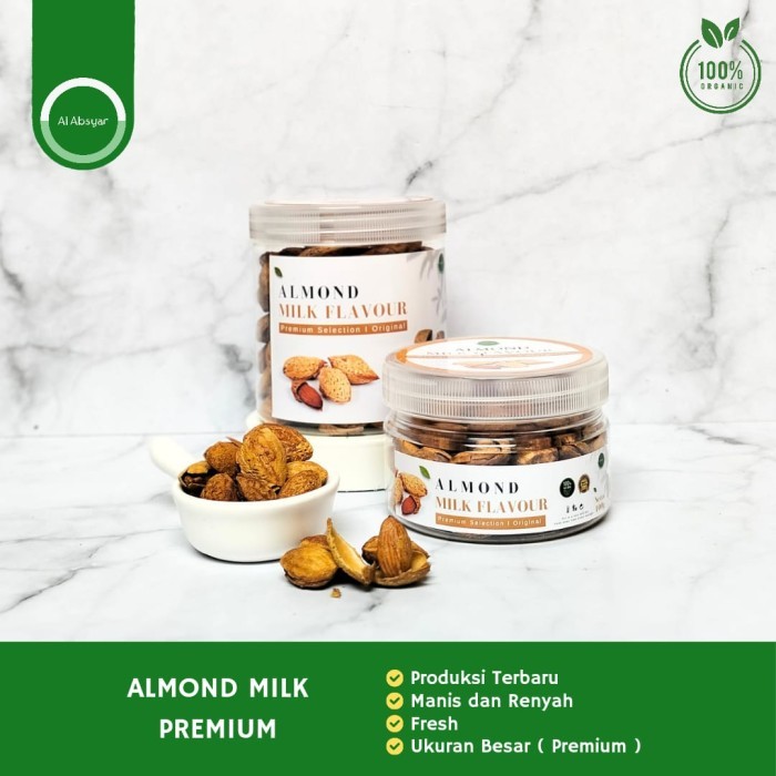 Jual Legend Almond Cangkang Susu Butter Milk Toples Roasted Healthy ...