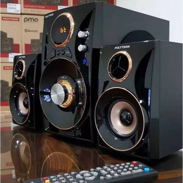 Jual NEW Polytron Active Speaker with Bluetooth PMA 9522 READY RADIO FM ...
