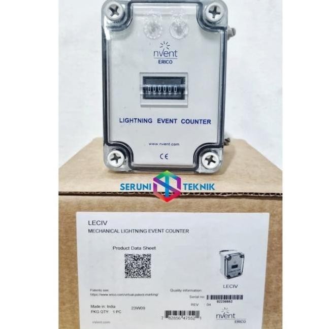 Jual ORIGINAL ERICO LECIV Mechanical Lightning Event Counter | Shopee ...