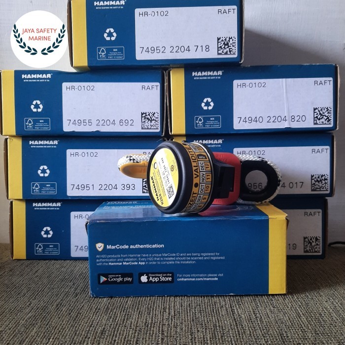 Jual NEW HRU Hydrostatic release device,Hammar H-20R For Life Raft liferaft | Shopee Indonesia