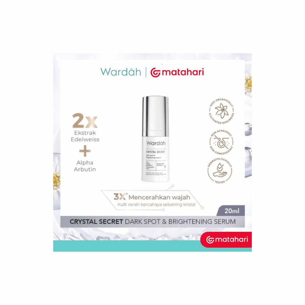 Jual Wardah 3% Tranexamic Acid + Alpha Arbutin Crystal Secret Dark Spot ...