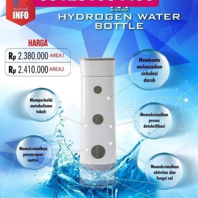 Jual HYDROGEN WATER BOTTLE - BOTOL AIR HIDROGEN CHAT LANGSUNG ORIGINAL ...