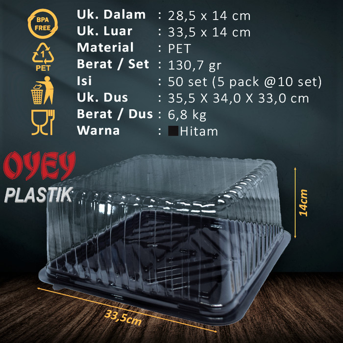 Jual TERMURAH - (Isi 10) Mika Cake Tray (CT 30) kotak - tempat bolu ...