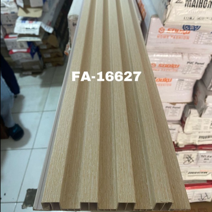 Jual wallpanel WPC motif kayu wallpanel dinding WPC dinding Golden | Shopee Indonesia