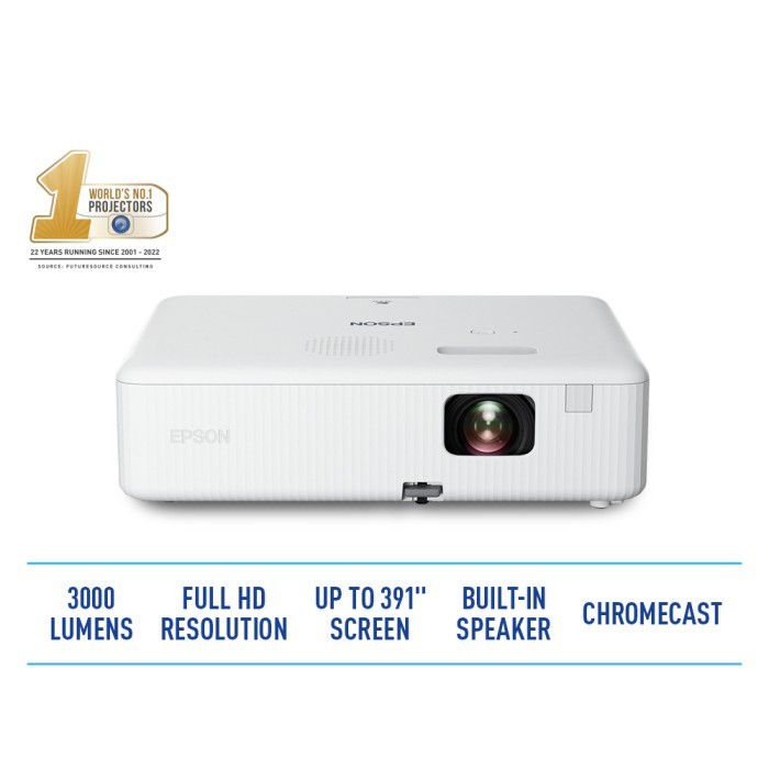 Jual Smart Projector Epson Co-Fh01 Full Hd 3000 Lumens Terbaru 100 % ...