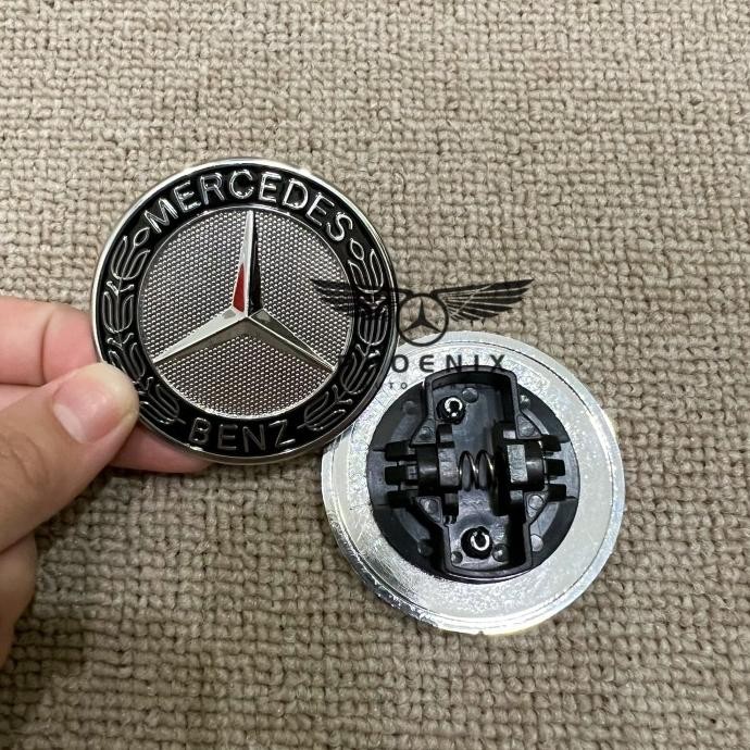 Jual Ready Emblem Mercedes Kap Mesin 57Mm W124W140 W202 W204 W210 W211 ...