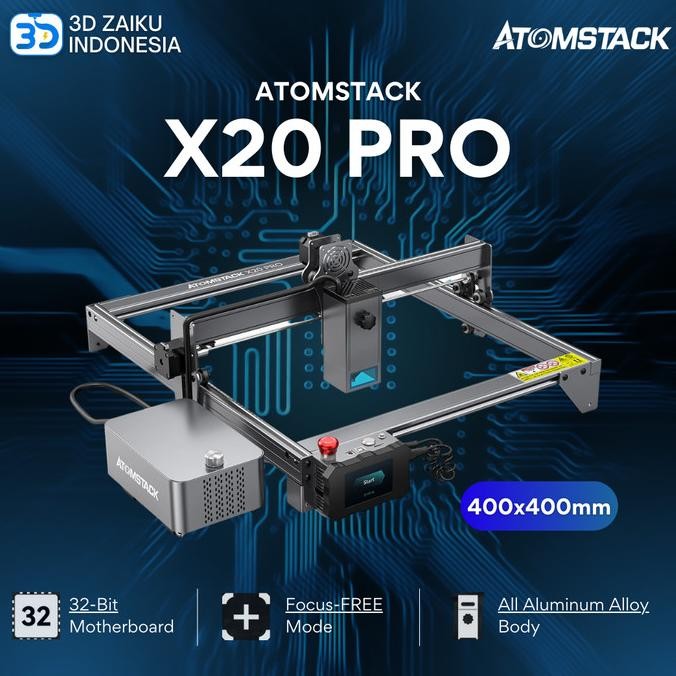 Jual Original Atomstack X20 Pro Laser Engrave Machine 20W Laser Air ...