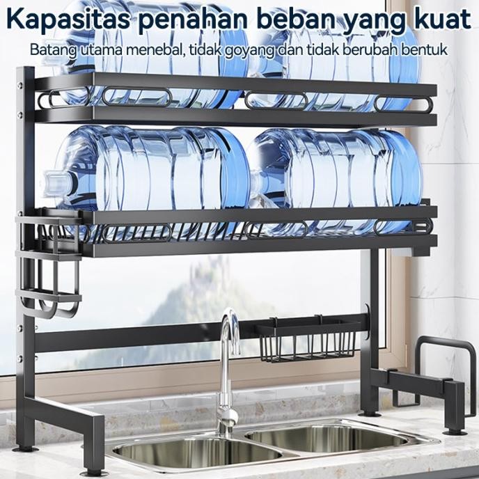 Jual Rak Cuci Piring Wastafel Rak Dapur Anti Karat Rak Piring Dengan ...