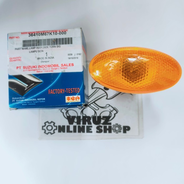 Jual Lampu Sein Sen Fender Samping Splash All New Splash Kuning ...