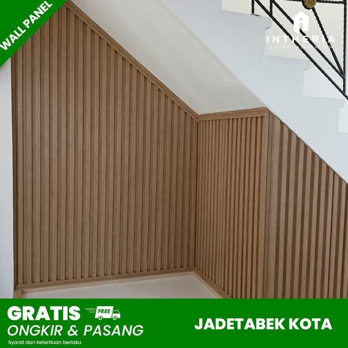 Jual Wall Panel Balian - C01 Natural Oak High Bar / Panel Dinding Best ...