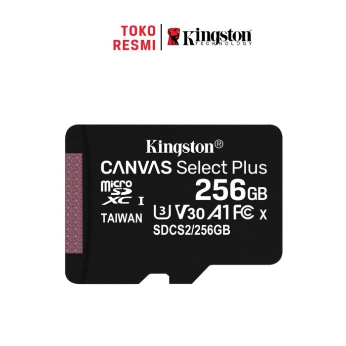 Jual HARGA DISC - ORI 256GB Kingston MicroSD Card Canvas Select Plus ...