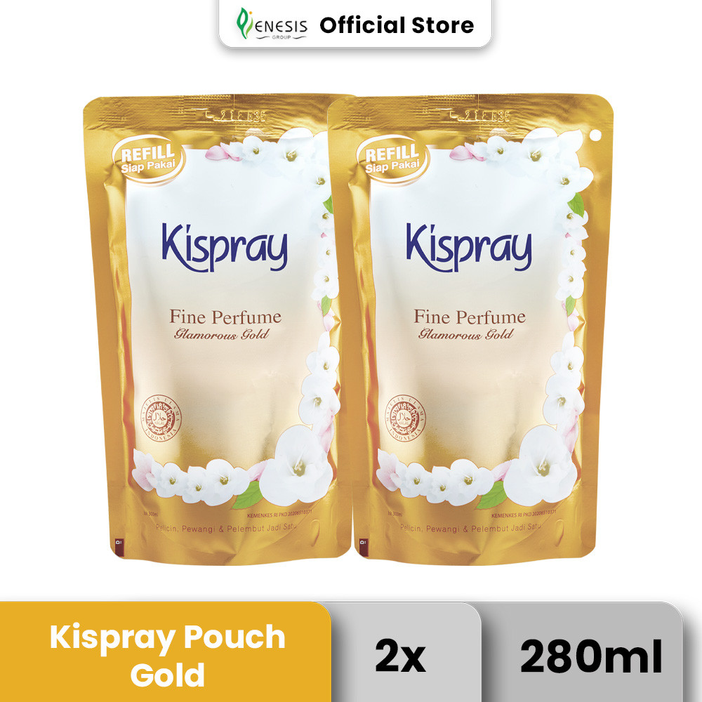 Jual Kispray Pouch Refill Gold 280 ml x 2 pcs | Shopee Indonesia
