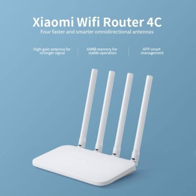Jual xiaomi mi router 4c 300mbps 4 antena garansi resmi | Shopee Indonesia