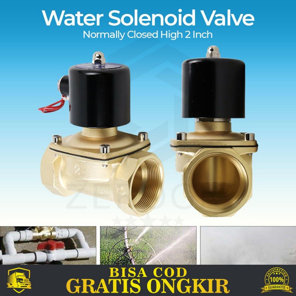 Jual SELENOID WATER VALVE KATUP LISTRIK SISTEM AIR KONTROL PIPA 2 INCH ...