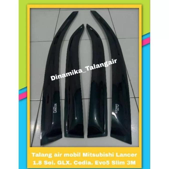 Jual Talang Air Mobil Lancer 1.8 Sei, Glx, Cedia, Evo 5 Model Slim 3M ...