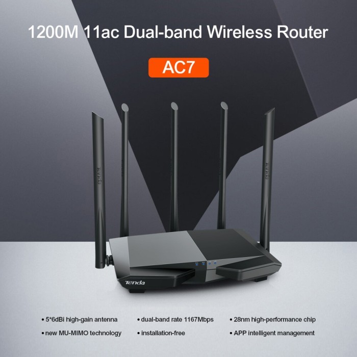 Jual HARGA DISC - Tenda AC7 1200mbps Network Extender wifi router 2 ...