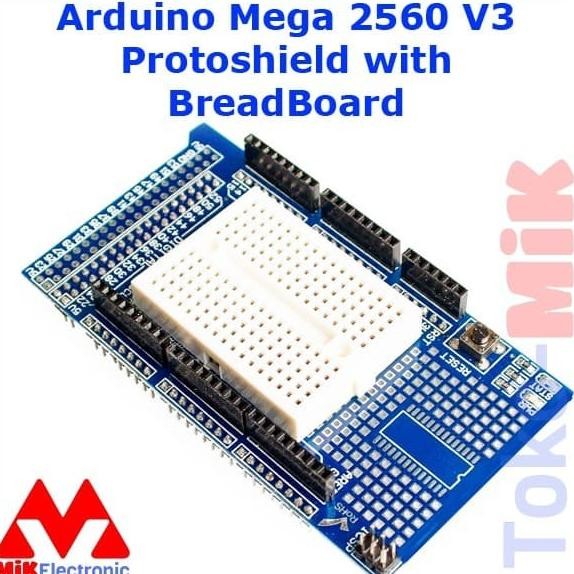 Jual Update Arduino MEGA2560 ProtoShield V3 mega 2560 breadboard proto shield V3 tokmi99 Ayo ...